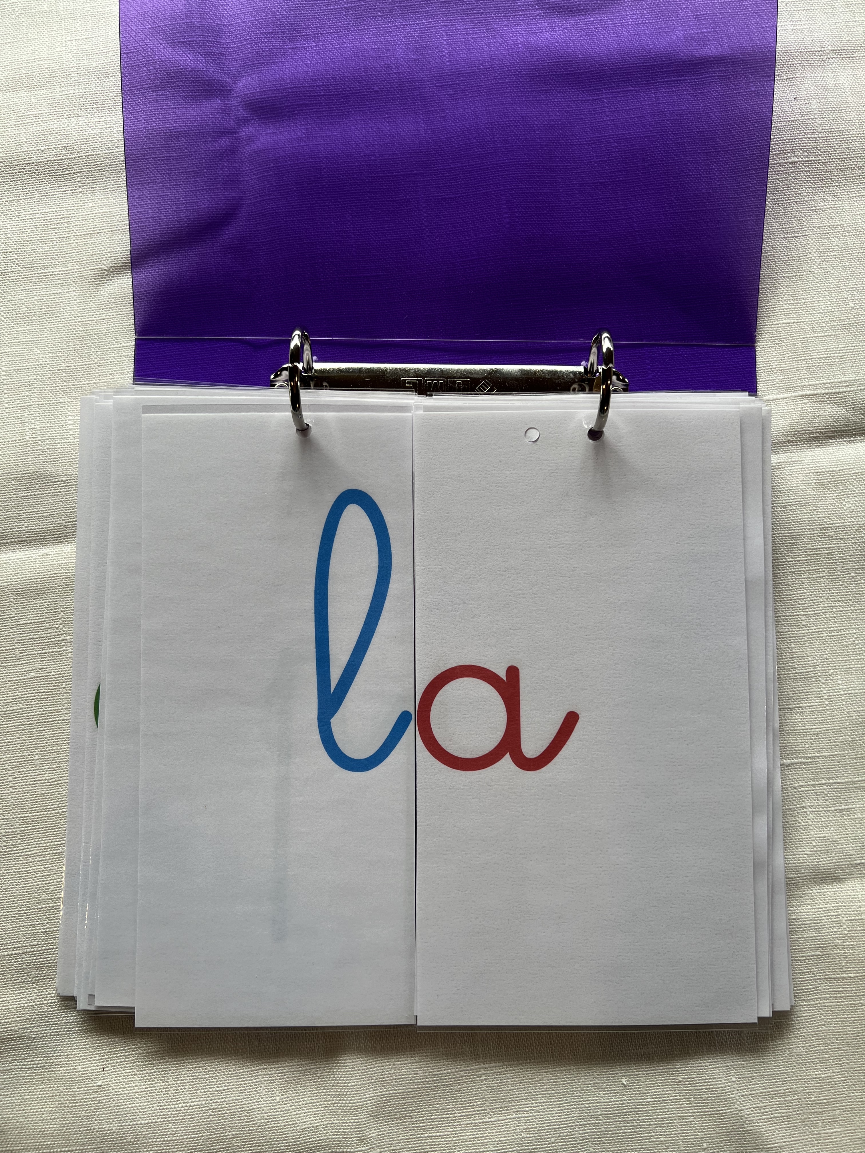 Fichier syllabes Montessori